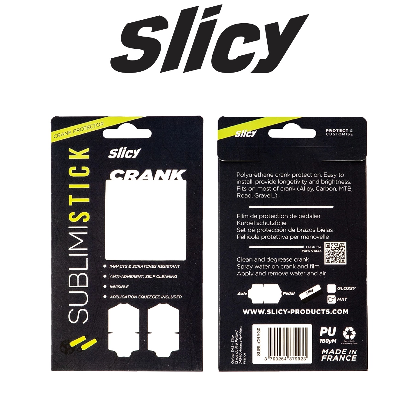 Bike Corp - Wholesale Sublimistick Crank Protection - Matt in Australia