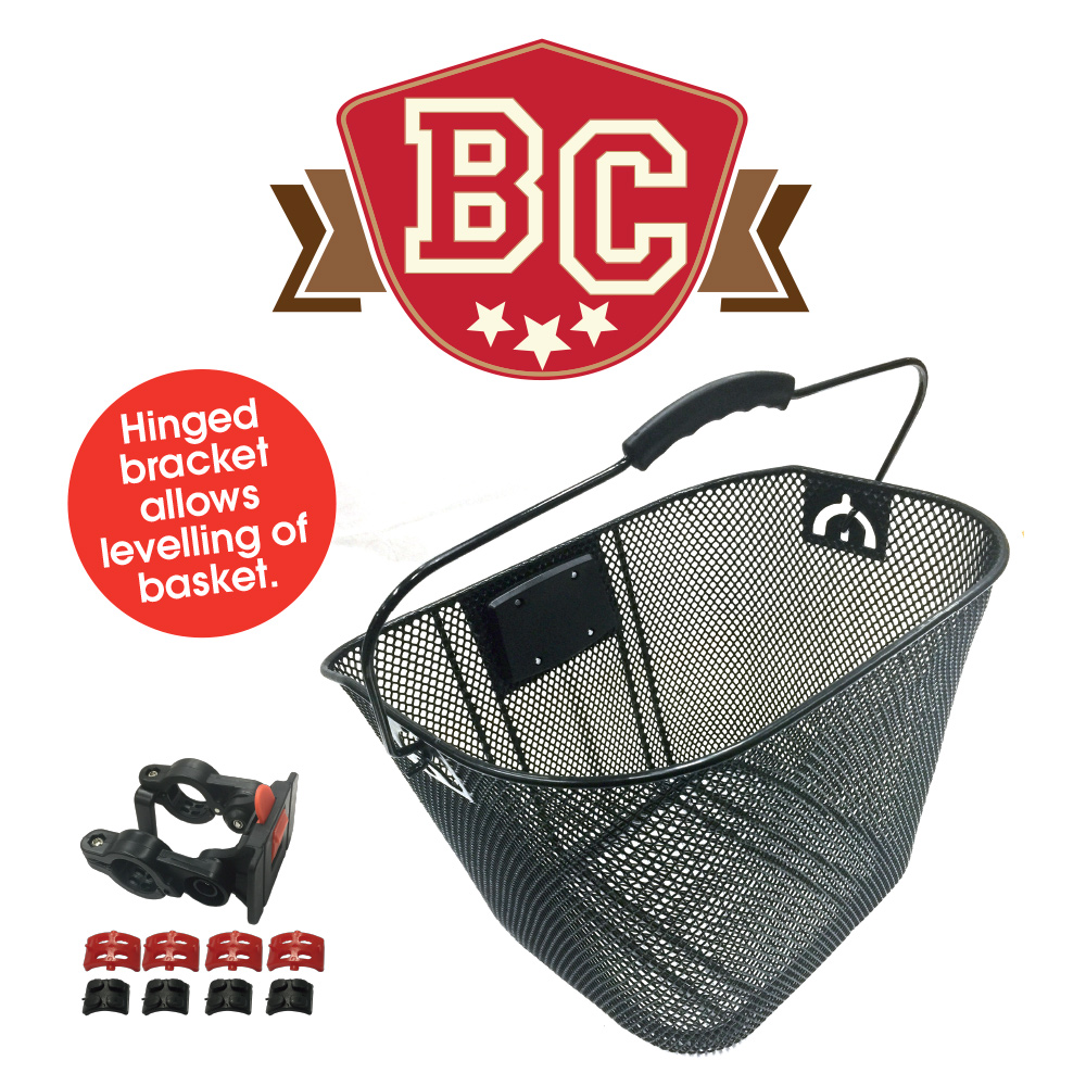 WBMQRADJ - Wire Basket Mesh Front With Quick Release - Bike Corp